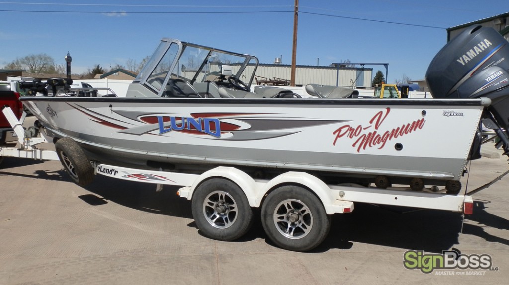 LUND Boat Graphic Design - SignBoss LLC - Gillette, Wyoming SignBoss ...