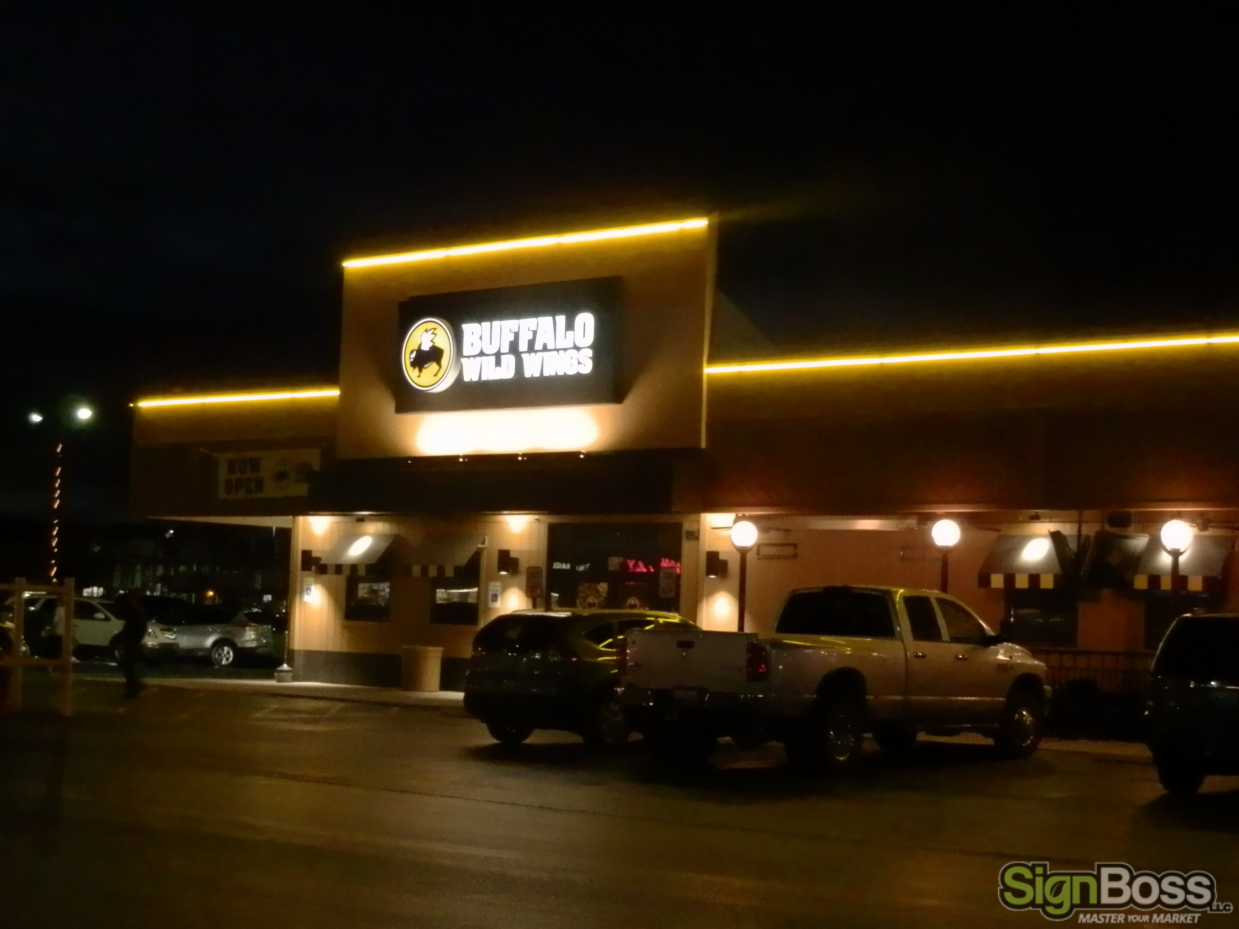 Buffalo Wild Wings - Lit Building Sign - SignBoss LLC - Gillette ...