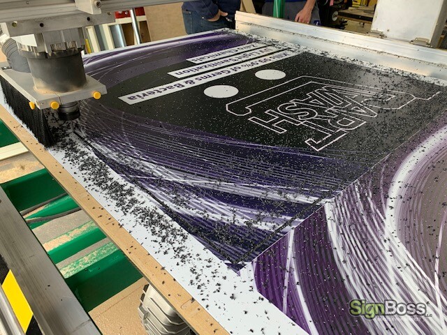 CNC Routed Dibond Signs in Gillette WY - SignBoss LLC - Gillette ...